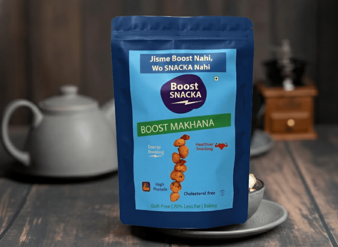 BOOST MAKHANA | Roasted Fox Nuts (Makhana) Snack – Light & Healthy ...