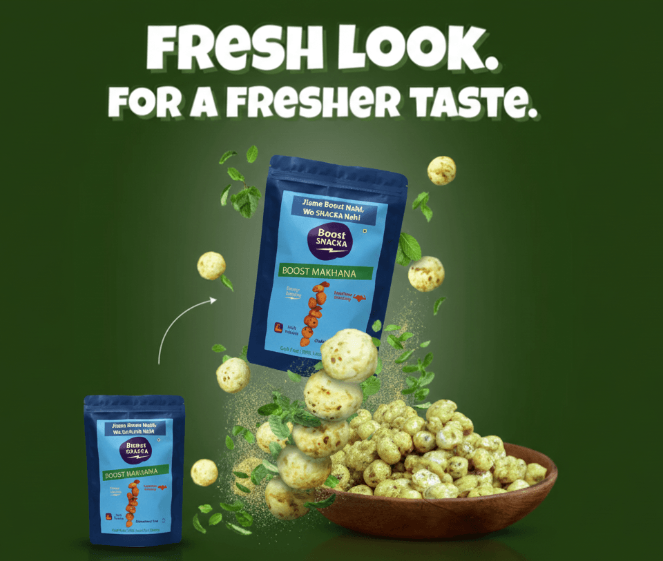 BOOST MAKHANA – Healthy Roasted Fox Nuts Super Saver 3 Combo - Boost SNACKA