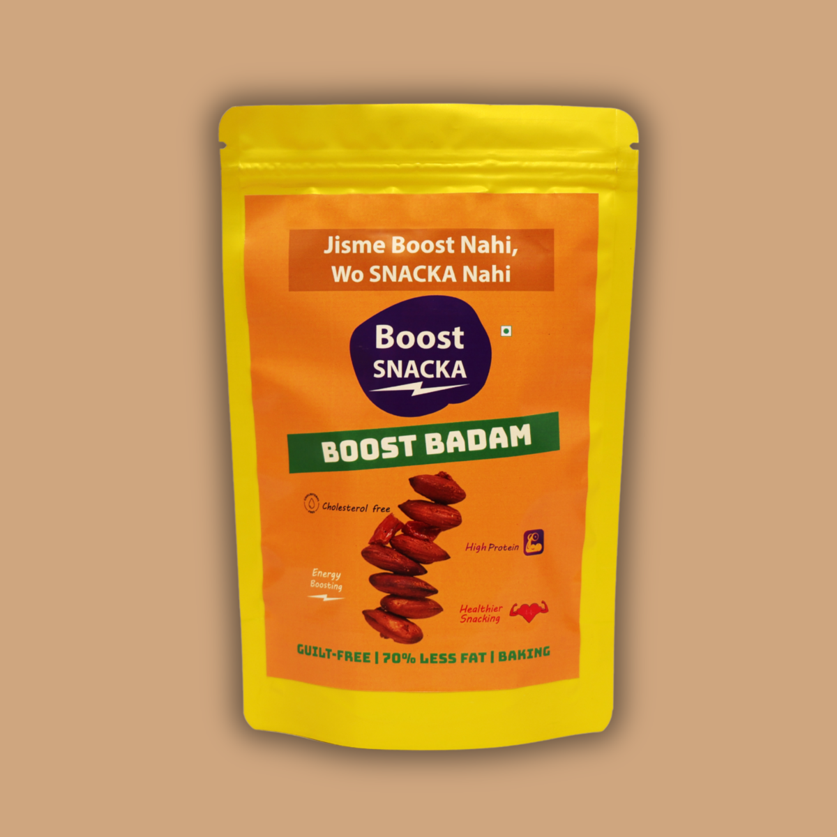 BOOST BADAM | Healthy Roasted Badam (Almonds) Snack – High Protein ...